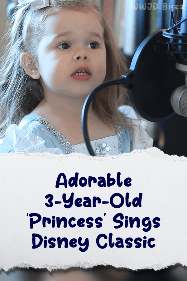 1446 PIN-A Adorable 3-Year-Old 'Princess' Sings Disney Classic | WWJD