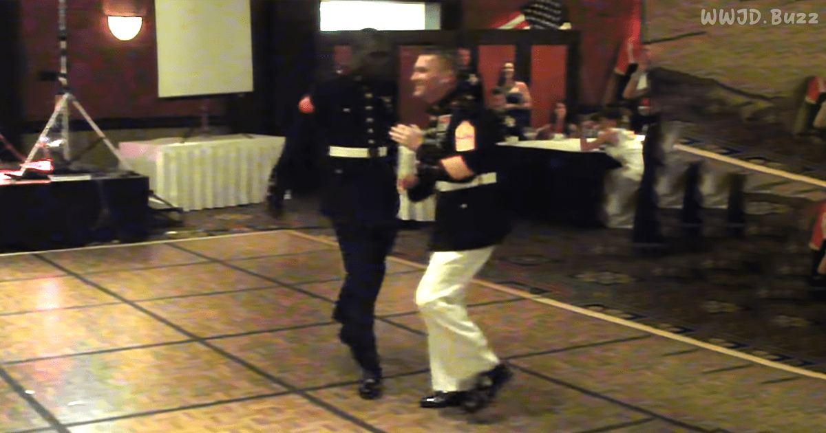 When These Marines Got On That Stage And Started Dancing, The Crowd ...