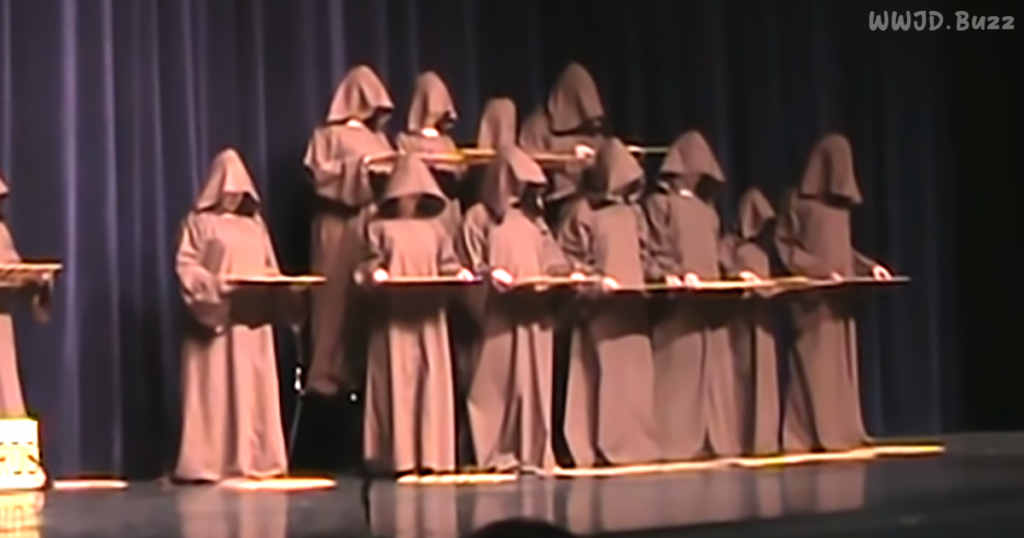 High School Students Perform ‘Hallelujah’ as Silent Monks – Hilarious ...