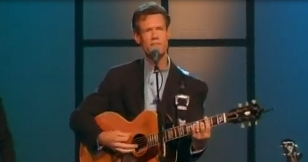 Country Music Superstar Randy Travis Sings Heartfelt “Just a Closer ...