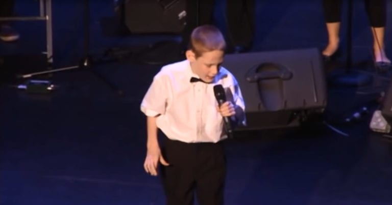 Blind Autistic 10-Year-Old Shocks Congregation With Worship Song | WWJD