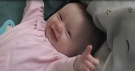 Grumpy Baby Becomes Cheerful Whenever Daddy's Around | WWJD