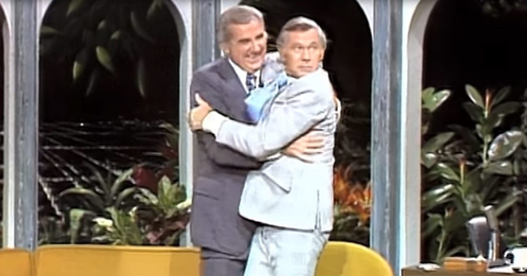 Johnny Carson and Ed McMahon Turn Cheetah Scare into Comedic Embrace on ...