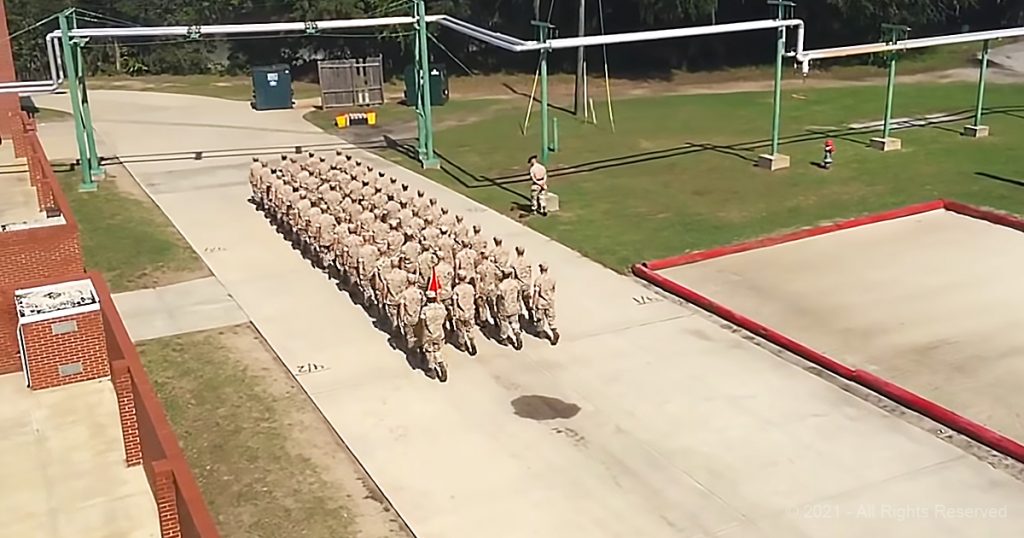 Proof that the ‘Monkey Drill’ is the epitome of Marine discipline – WWJD