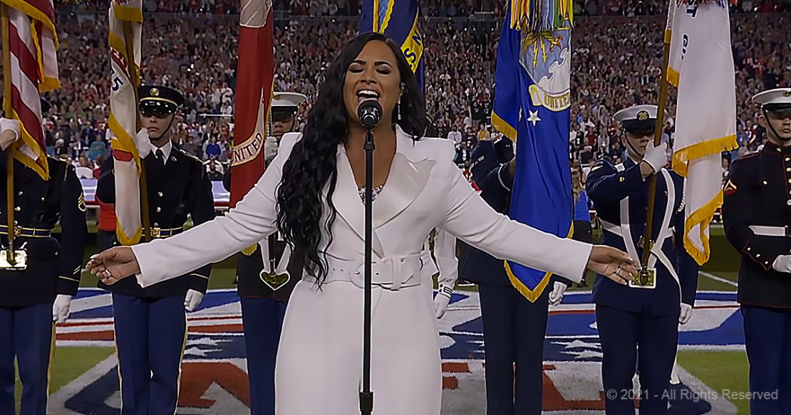 Demi Lovato’s powerful Super Bowl LIV performance of the ‘Star Spangled ...