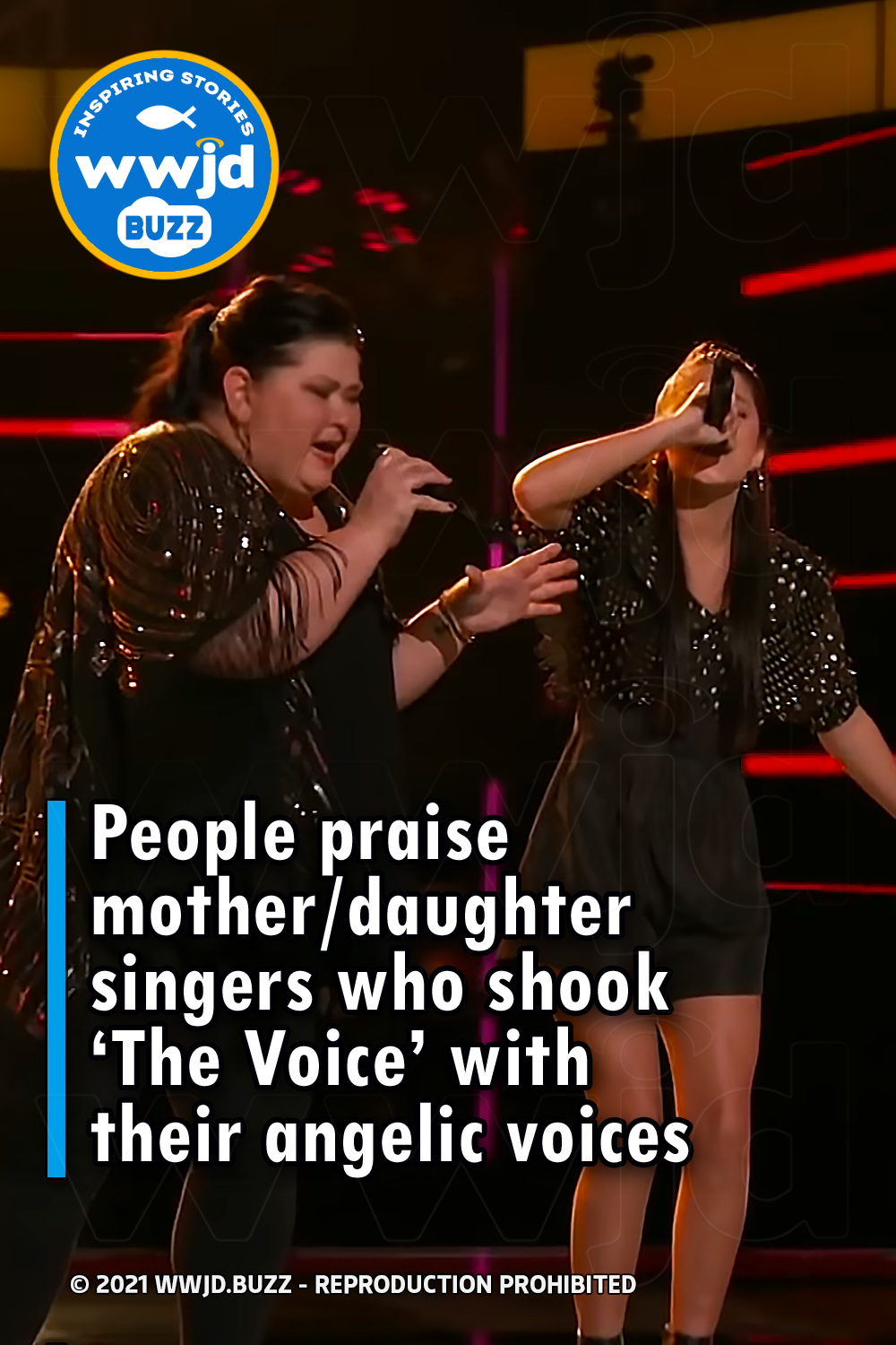 People praise mother/daughter singers who shook ‘The Voice’ with their ...