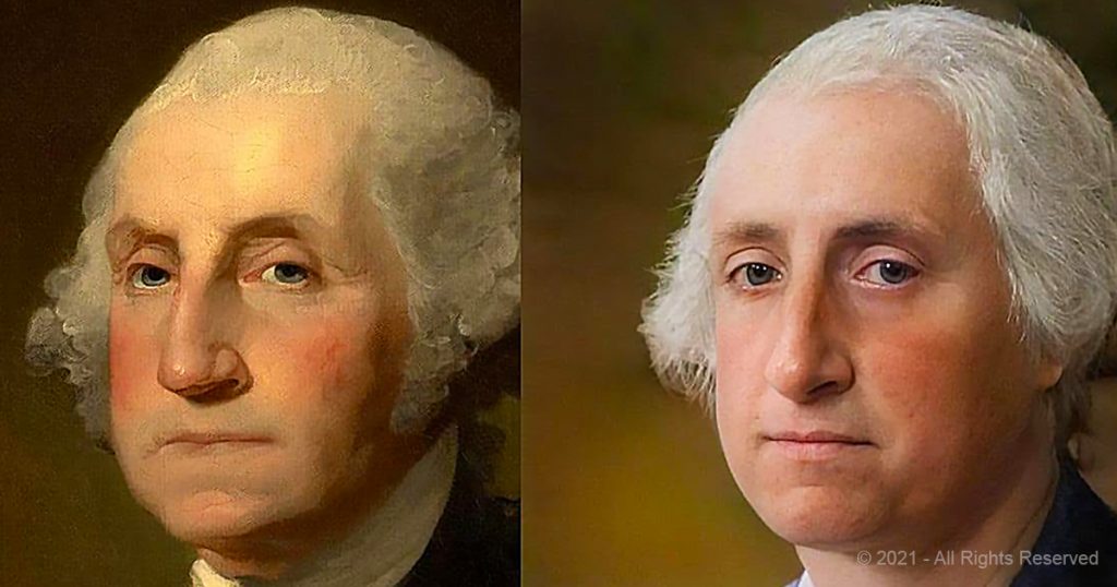 The real face of George Washington revealed – WWJD