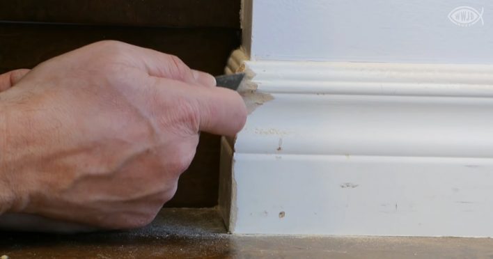 Easy baseboard repair hack | WWJD