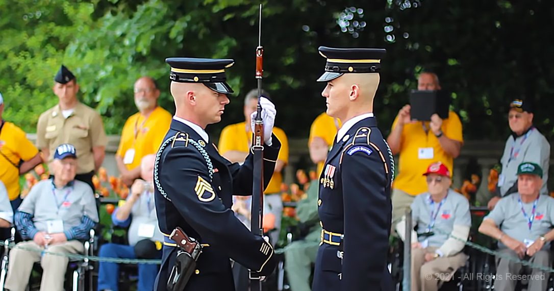 Patriotic military inspection is captivating – WWJD