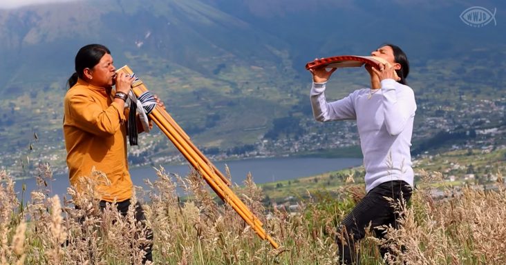 Native American brothers spin ‘Sound of Silence’ to hair-raising level ...