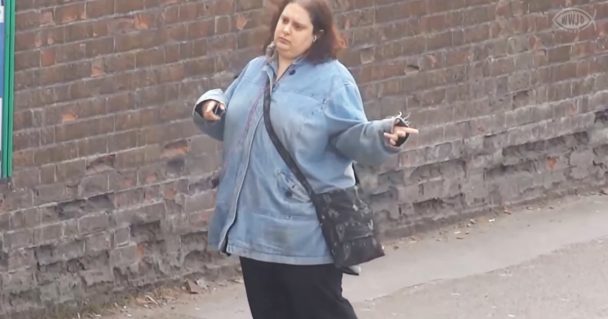 Woman dances at a bus stop like no one is watching – WWJD