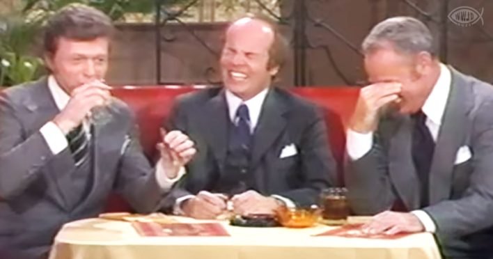 Harvey Korman, Steve Lawrence, and Tim Conway perform to roaring ...