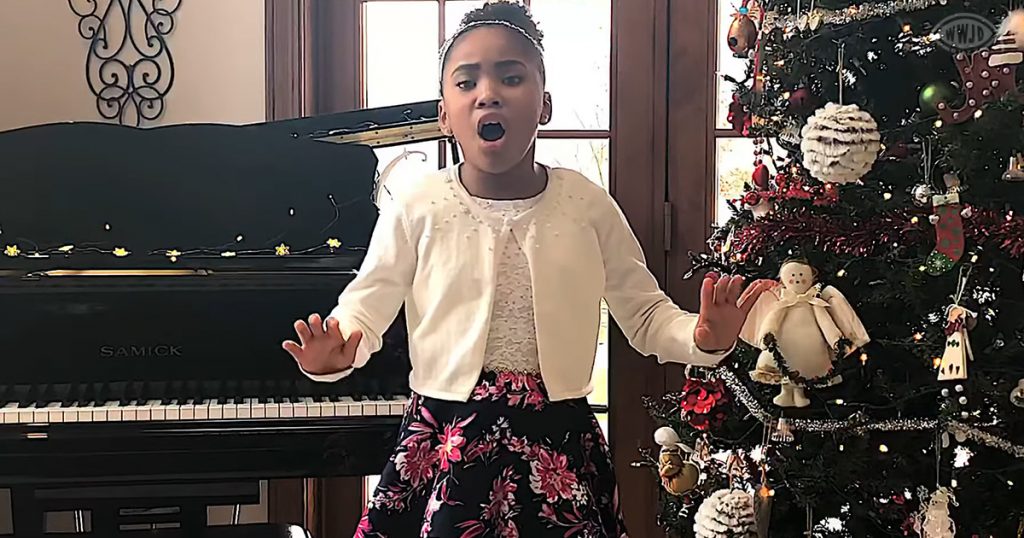 AGT star Victory Brinker sings Christmas 'Ave Maria' | WWJD