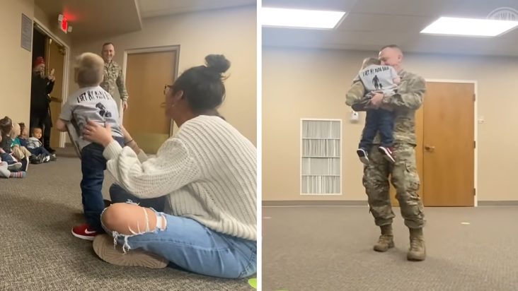 Dad gives his son his first salute as a new officer | WWJD