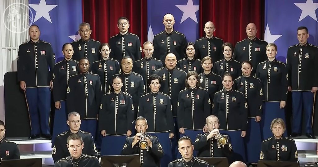 Harmonic Echoes from the Army, Singing Epic ‘Battle Hymn of the ...