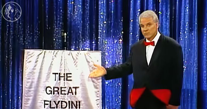 Steve Martin as Flydini on Carson’s Tonight Show – WWJD